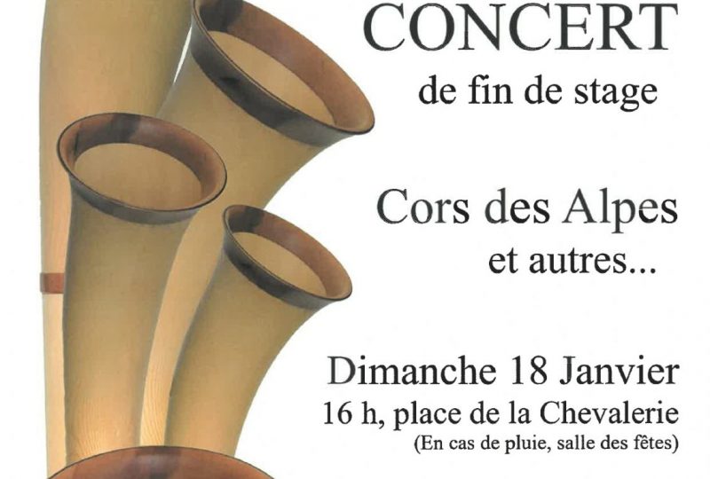 "Les montagnes qui chantent" : concert cors des alpes de fin de stage ...